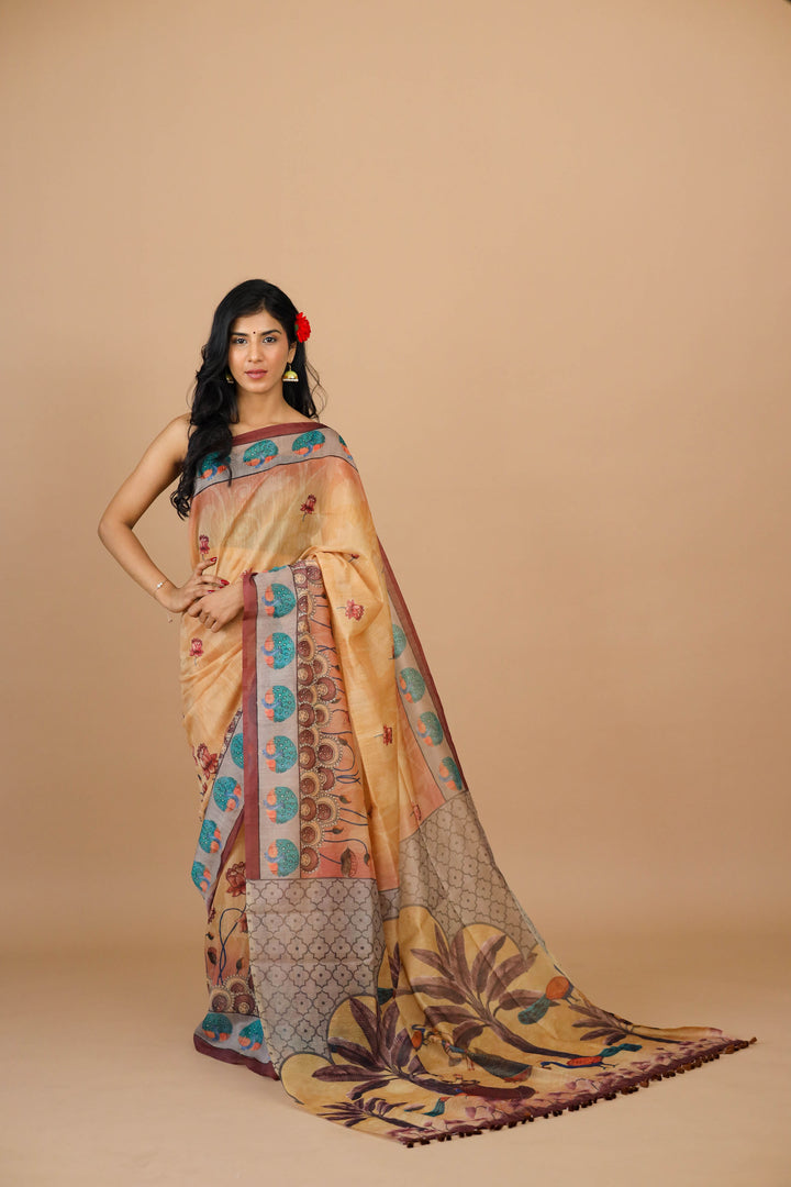 Parvana Collection | Yuvani Vesture Elegant Chanderi Sarees