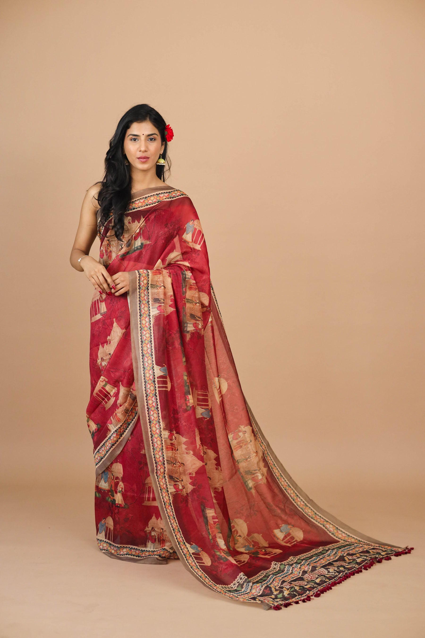 Parvana Collection | Yuvani Vesture Elegant Chanderi Sarees